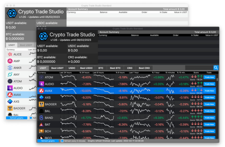 Crypto Trade Studio - BasicApp