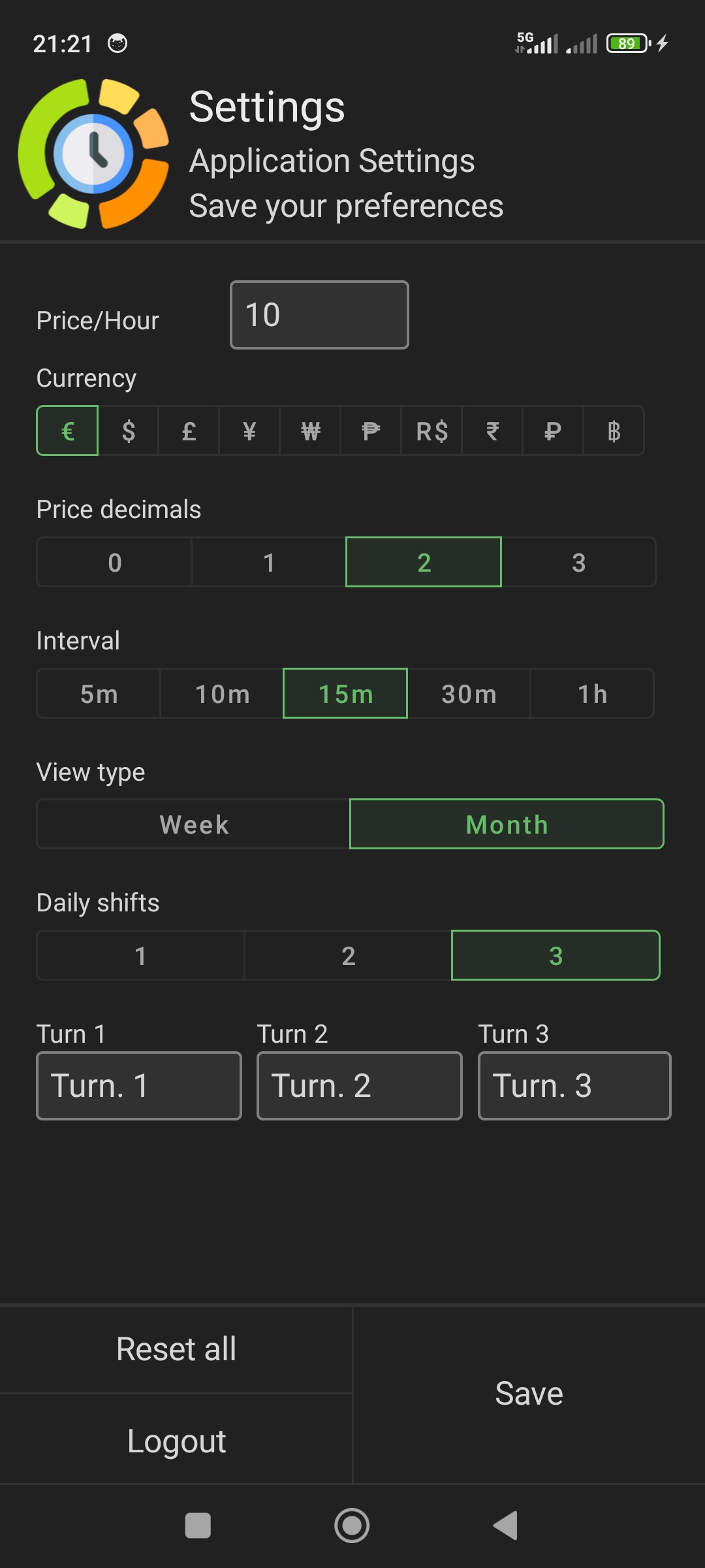 Extra Hours - BasicApp